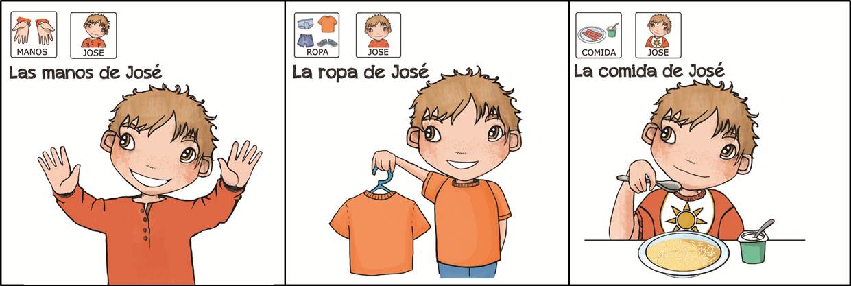 Cuentos visuales - José Aprende - adaptados a pictogramas